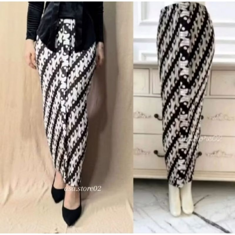 Jual Rok Plisket Kebaya PREMIUM/Rok Wiru/Rok Instan Wisuda/Bawahan ...