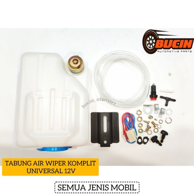Jual Tabung Air Wiper Komplit Universal untuk Mobil 12V / Electric ...