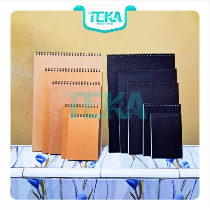 Jual Teka Watercolor Sketchbook B7 A6 A5 B5 A4 / Spiral Drawing ...