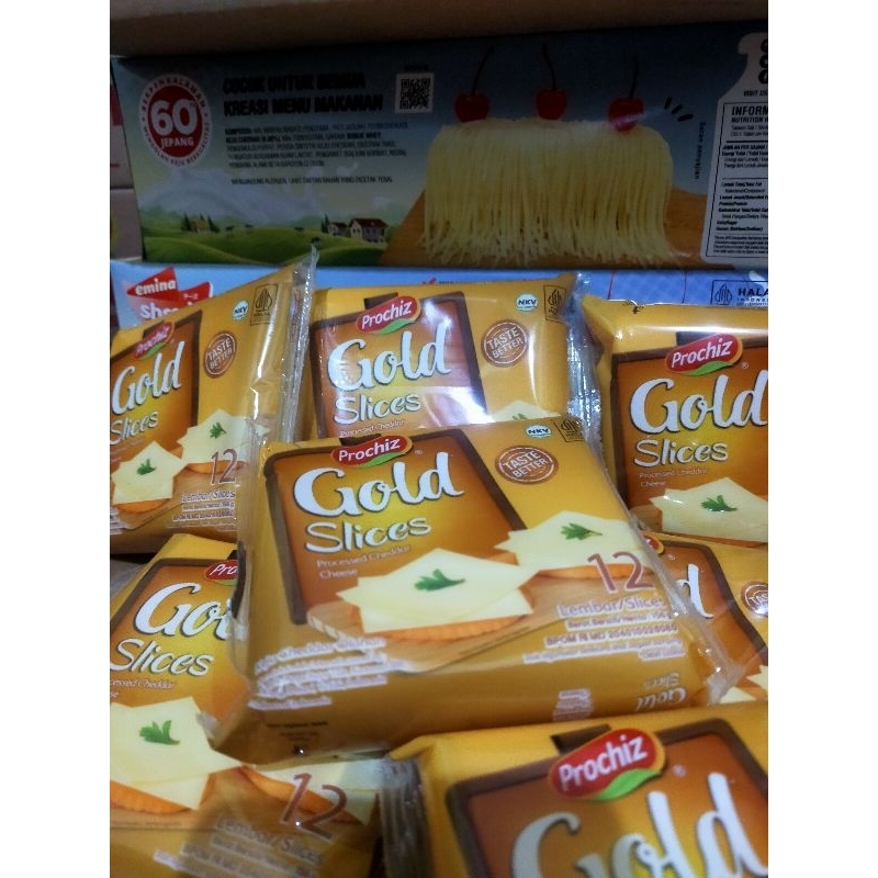Jual PROCHIZ GOLD SLICES 12 Lembar | Shopee Indonesia