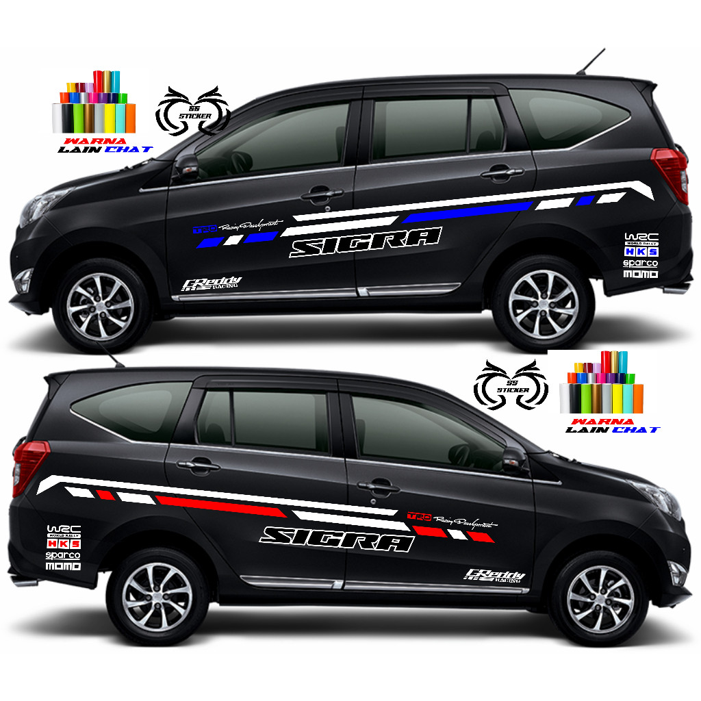 Jual Stiker Mobil Daihatsu Sigra calya ertiga grand livina avanza xenia ...