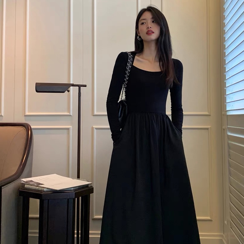 Jual Gaun Hitam Wanita Black Dress Vintage Dress Hitam Vintage Dress ...