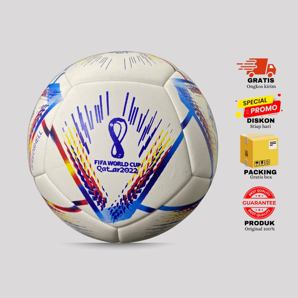 Jual bola sepak size 5 adidas word cup QATAR AL RIHLA officiall mach ...