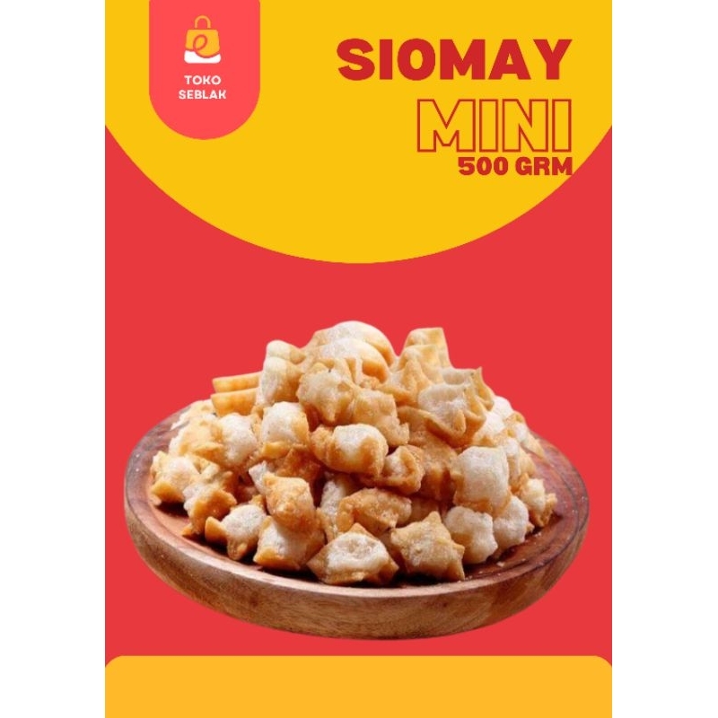 Jual toko seblak siomay mini 500gr/siomay kering mini 500gr | Shopee ...