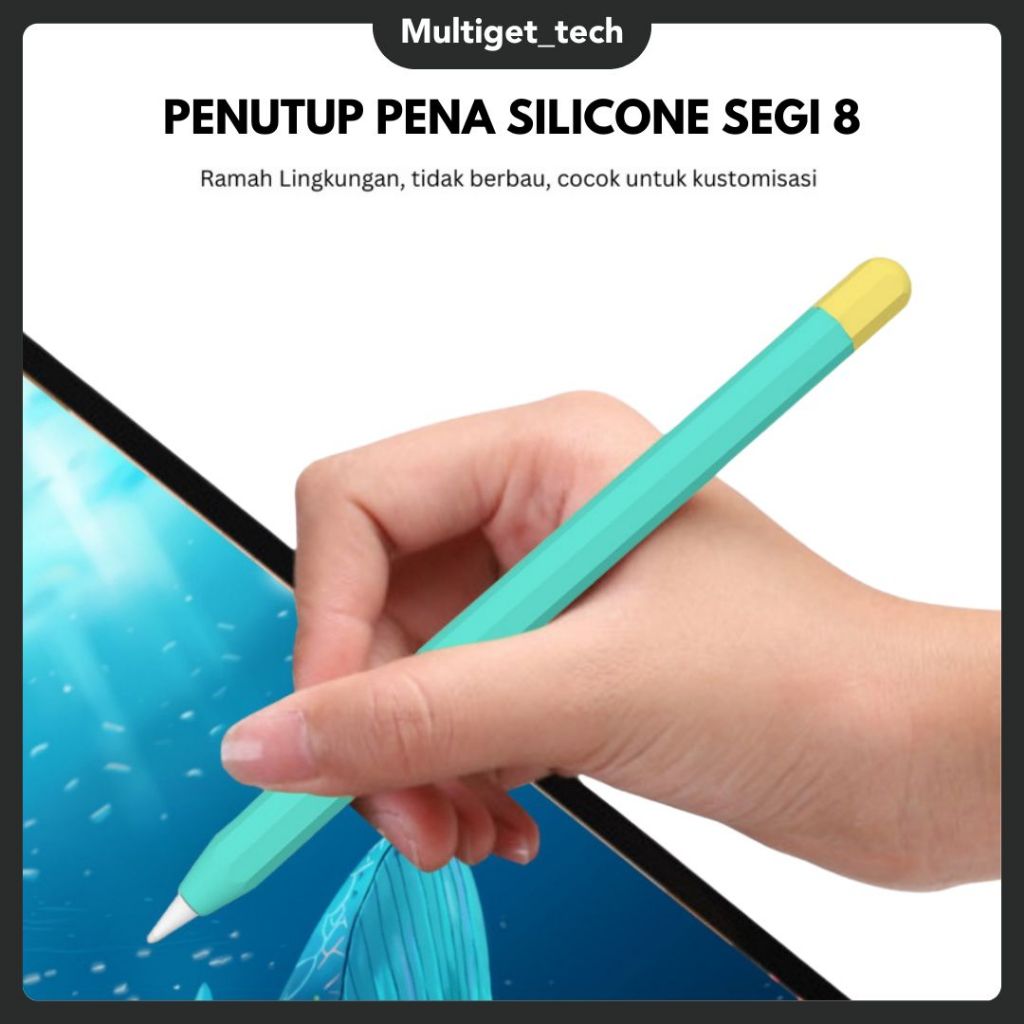 Jual Soft Case Silicone Pencil Cover for Apple 2nd Generation Type C ...