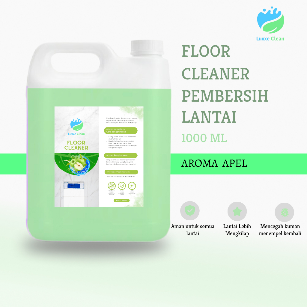 Jual Luxxe Clean Floor Cleaner Pembersih Lantai Antibacterial Sabun Pel ...
