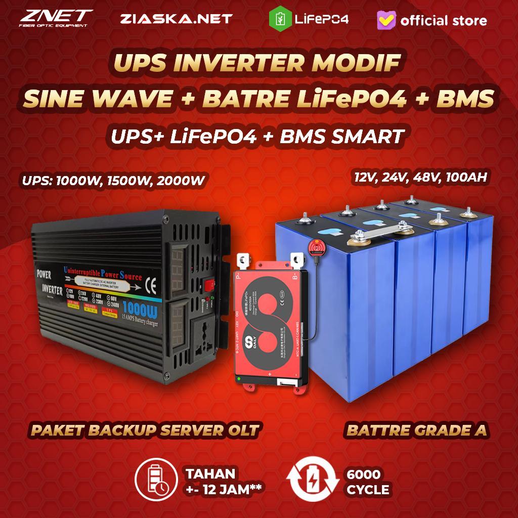Jual PAKET UPS POWER INVERTER MODIFIED SINEWAVE 1000W 1500W 2000W ...
