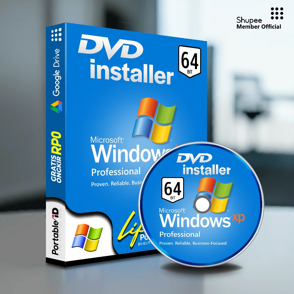 Jual DVD Sistem Operasi Original Microsoft® Windows® XP Professional 64 ...