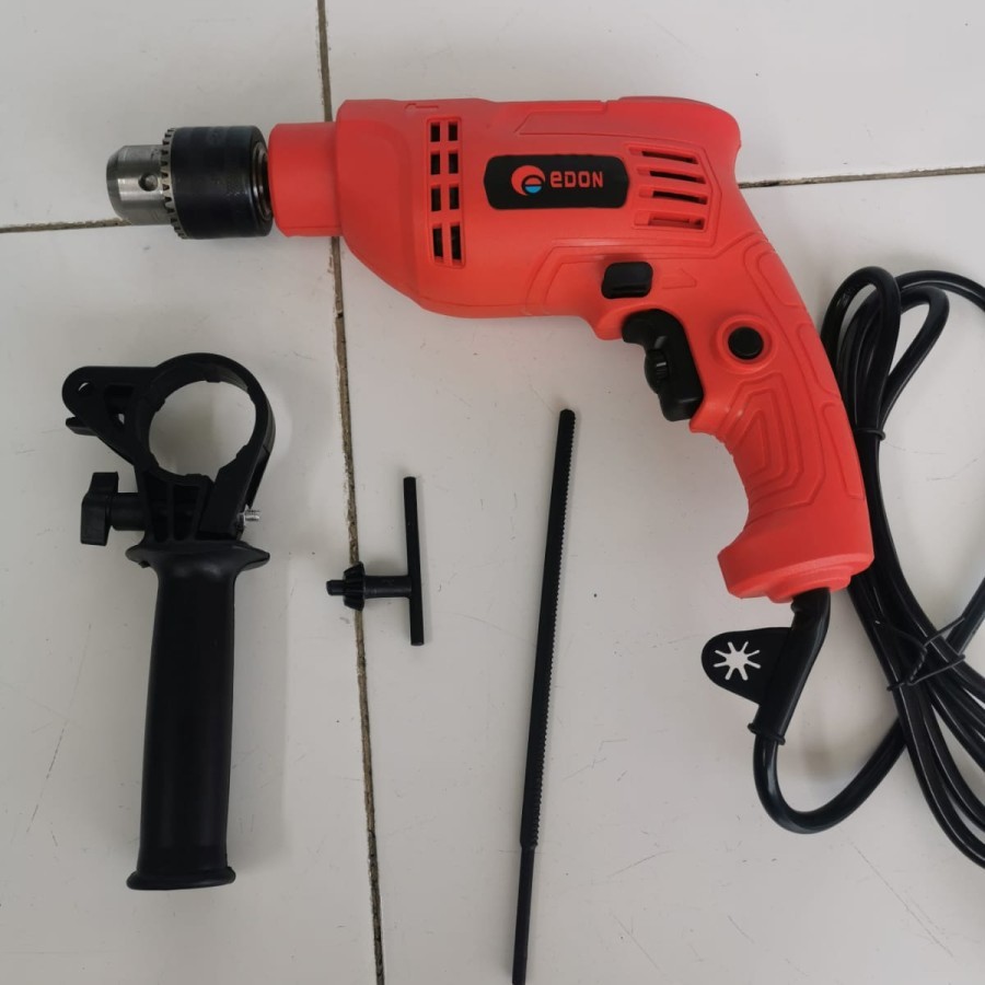 Jual Mesin Bor Listrik Mesin Bor Besi Beton Tembok 13mm Impact Drill ...