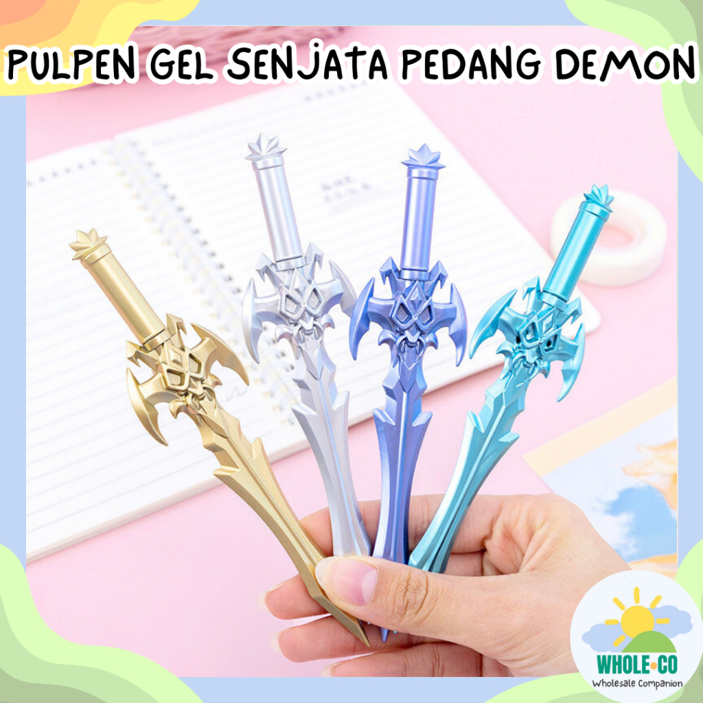 Jual Pulpen Gel Senjata Pedang Demon Premium Sword Devil Slayer Anime ...