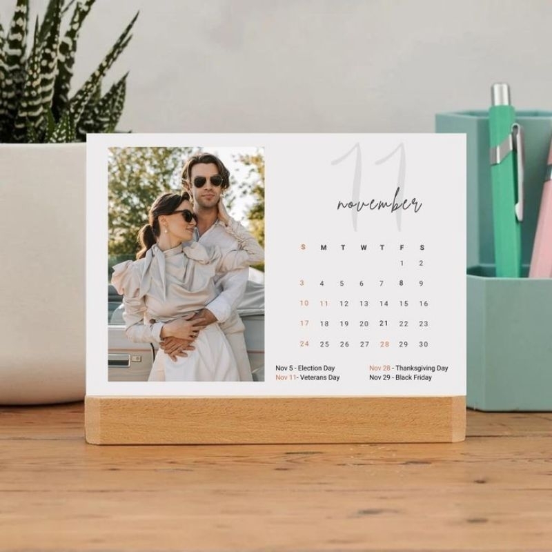 Jual kalender Meja Kalender Custom Foto | Kalender Kecil | Shopee Indonesia