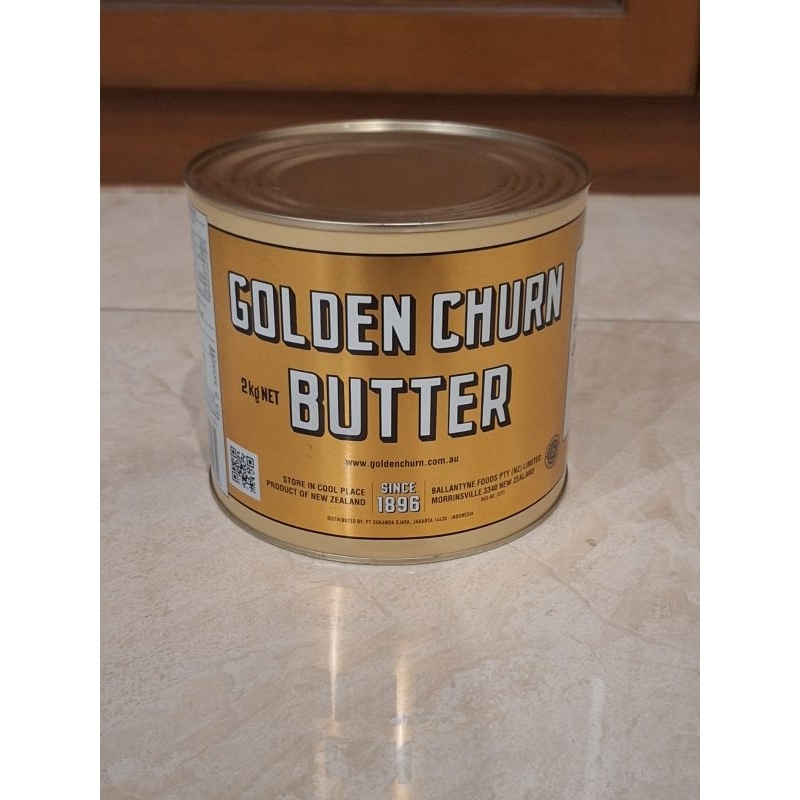 Jual Golden Churn Butter 2kg Pure creamery butter | Shopee Indonesia
