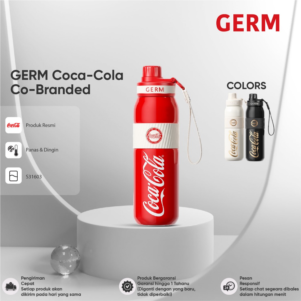 Jual GERM Coca-Cola S31603 Cangkir Termos Baja Tahan Karat Cangkir Kopi ...
