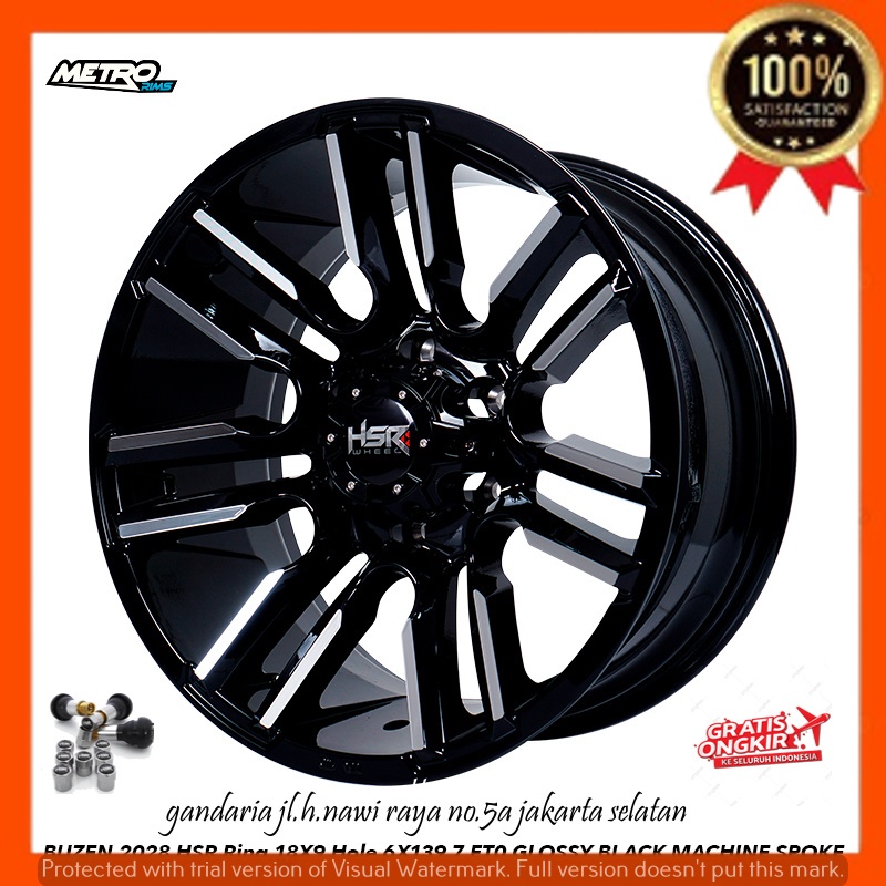Jual VELG PELEK RACING R18 RING 18 UNTUK MOBIL PAJERO FORTUNER HILUX TRITON DLL HSR BUJEN ...