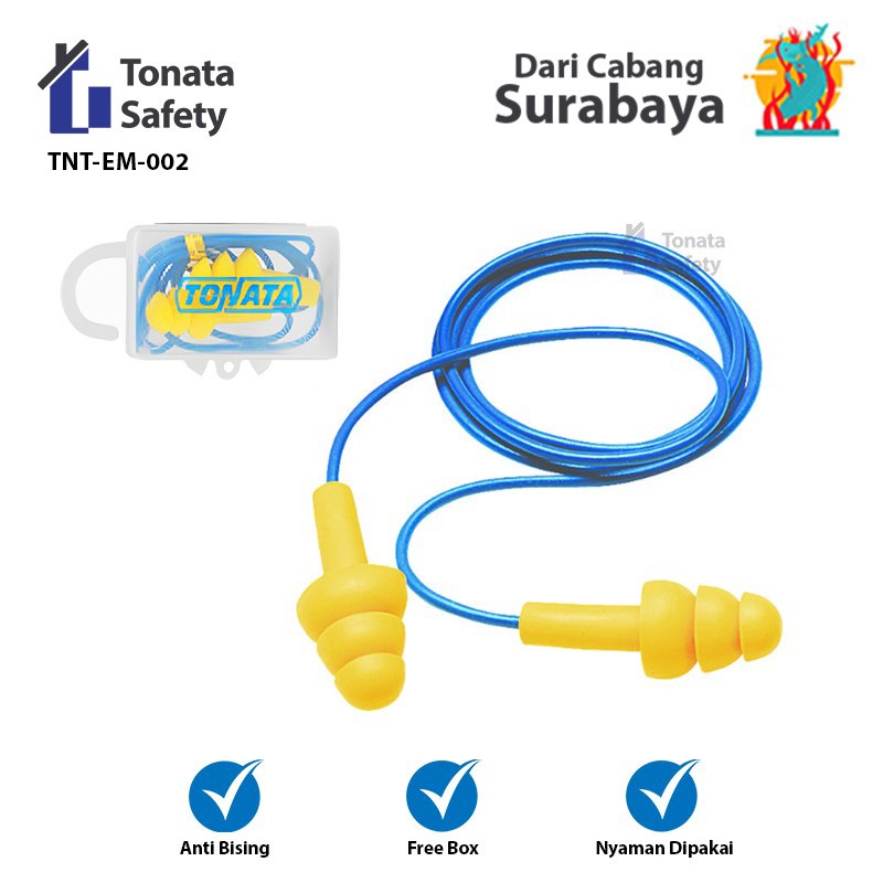 Jual Earplug Ear Plug / Penutup Telinga Tonata / Pelindung Peredam ...