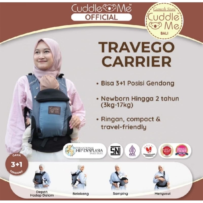 Jual Gendongan Bayi - CUDDLEME Travego Carrier SSC (Soft Structure ...