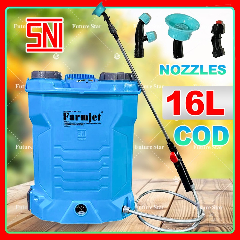Jual SN IMerek Farmjet Guarantee Original Sprayer Elektrik Tangki 16 ...