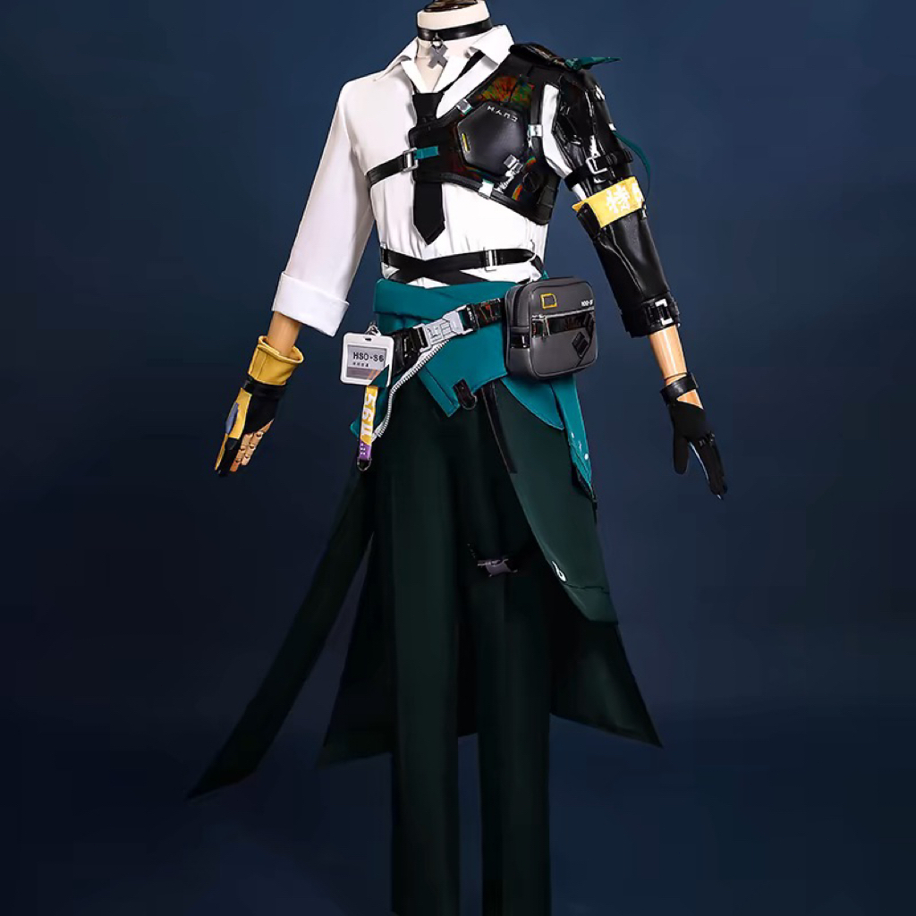 Jual Zenless Zone Zero Cosplay Harumasa Costume Wig Headband Gloves ...