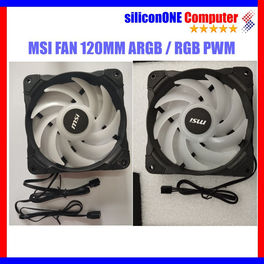 Jual MSI FAN 120MM RGB / ARGB / ARGB V1 | Shopee Indonesia