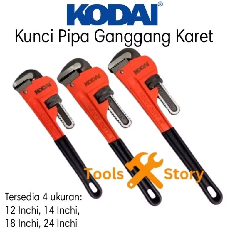 Jual KODAI Kunci Pipa 12 Inchi 14 Inchi 18 Inchi 24 Inchi 12" 14" 18 ...