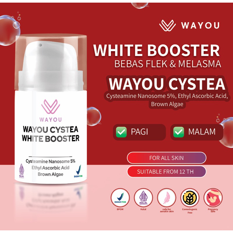 Jual WAYOU CYSTEA WHITE BOOSTER | Shopee Indonesia