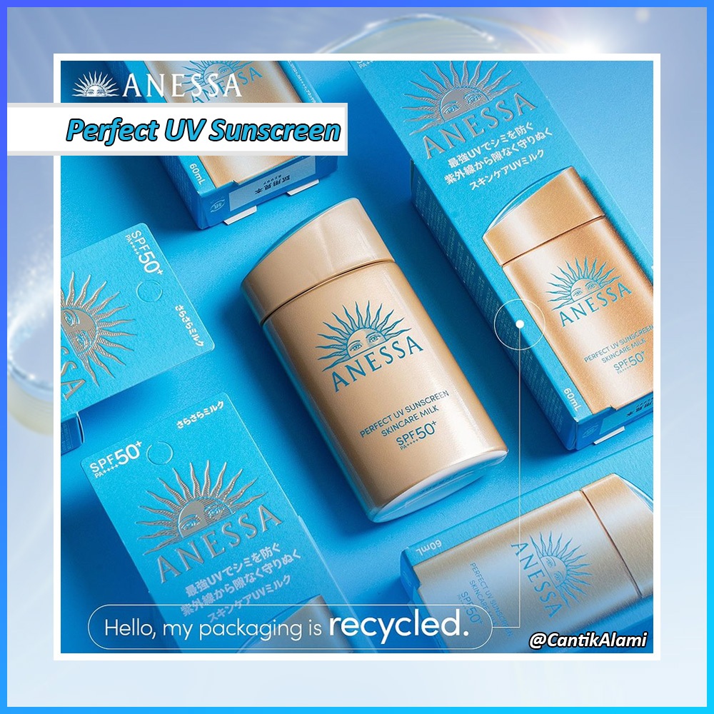 Jual Anessa - Perfect UV Sunscreen Skin Care Milk SPF 50+ PA++++ 60ml ...