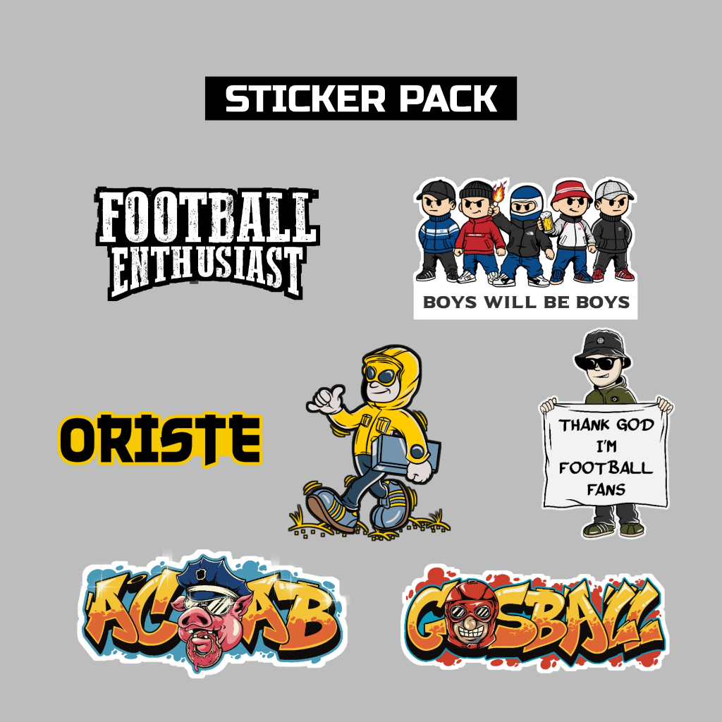 Jual Gosball Sticker Pack Football v2 | Shopee Indonesia