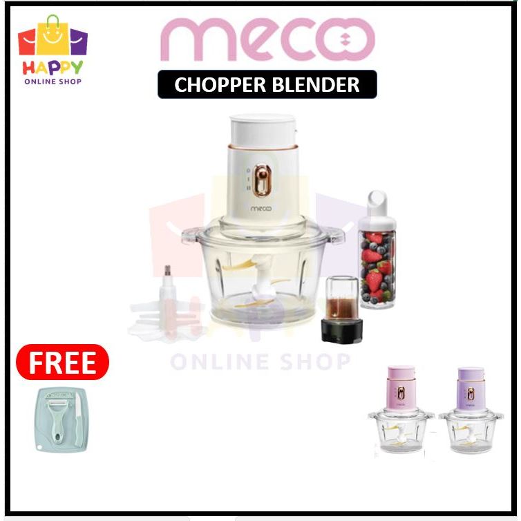 Jual Mecoo Chopper Blender Food Processor Grinder 5 in 1 Mecco | Shopee Indonesia