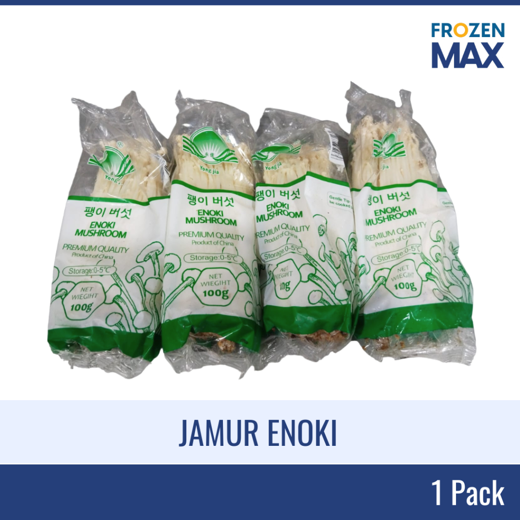 Jual Jamur Enoki | Enoki Mushroom | Jamur Steamboat 100g | Shopee Indonesia