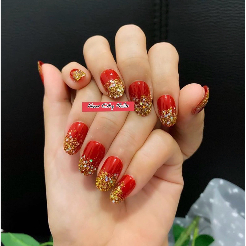 Jual Setangkai isi 24 kuku palsu free lem tempel | Shopee Indonesia