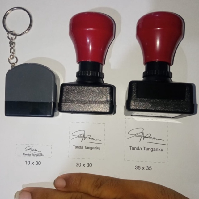 Jual Stempel Tanda Tangan / Paraf / Stempel TTD | Shopee Indonesia
