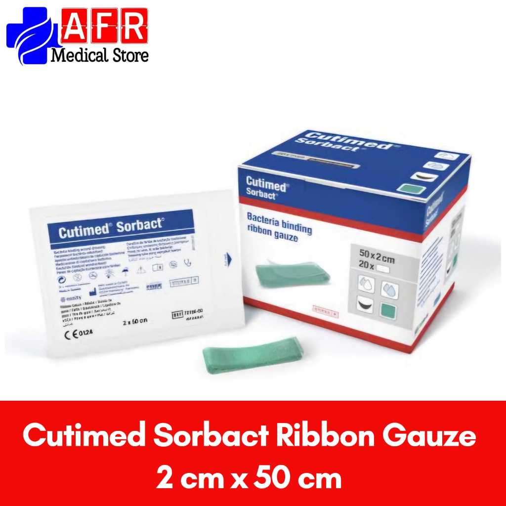 Jual Cutimed Sorbact Ribbon Gauze 2 cm x 50 cm | Shopee Indonesia