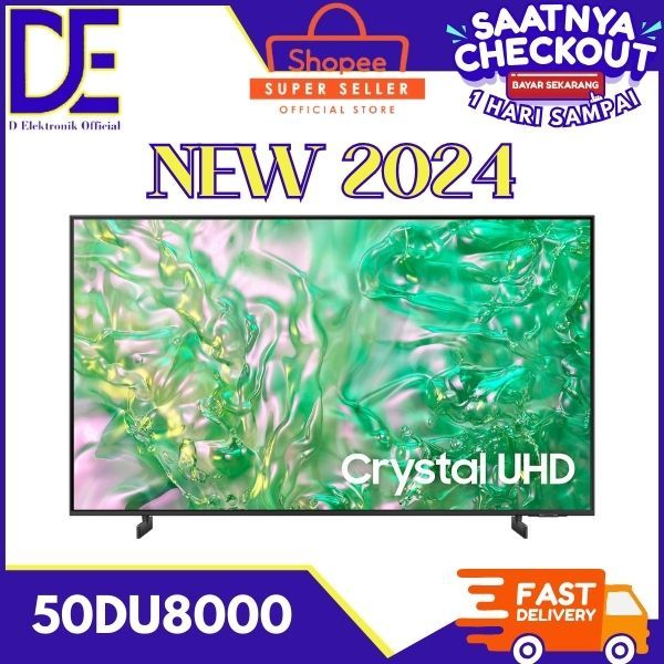Jual Samsung 50DU8000 Smart TV 50 Inch 4K UHD Crystal Processor DU8000 ...