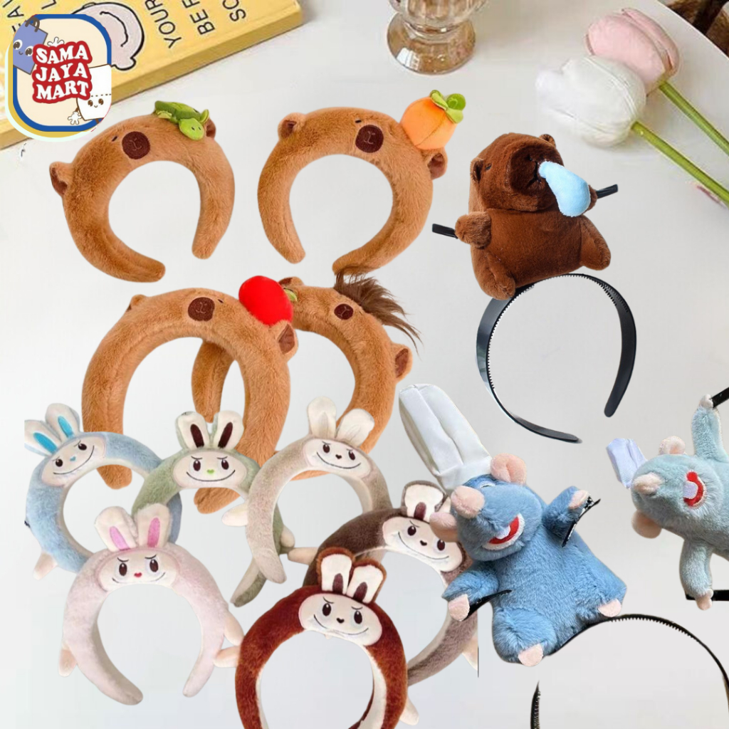 Jual 𝙃𝙄𝙄𝙏𝙏𝙎𝙎𝙕𝙕𝙕𝙕!!! Bando Tikus Koki Bando Tikus Jepit Bando Capybara ...