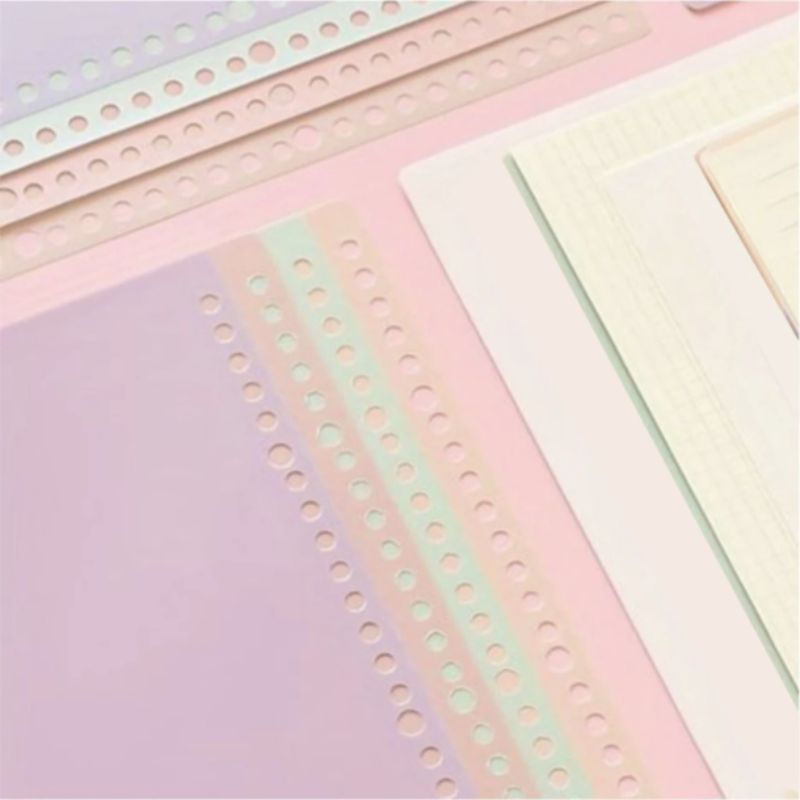 Jual Loose Leaf A5, B5 Kertas File isi Binder, 20 Holes A5, 26 Holes B5, A4, 50 Sheet Multicolor ...