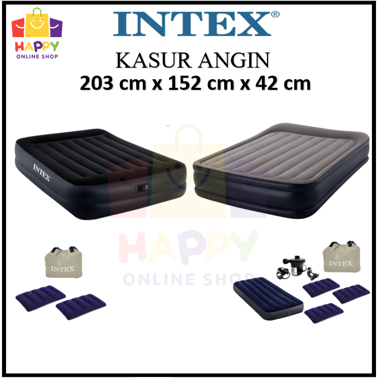 Jual INTEX Kasur Angin Durabeam 64124 / 64136 Pompa Listrik Ukuran ...