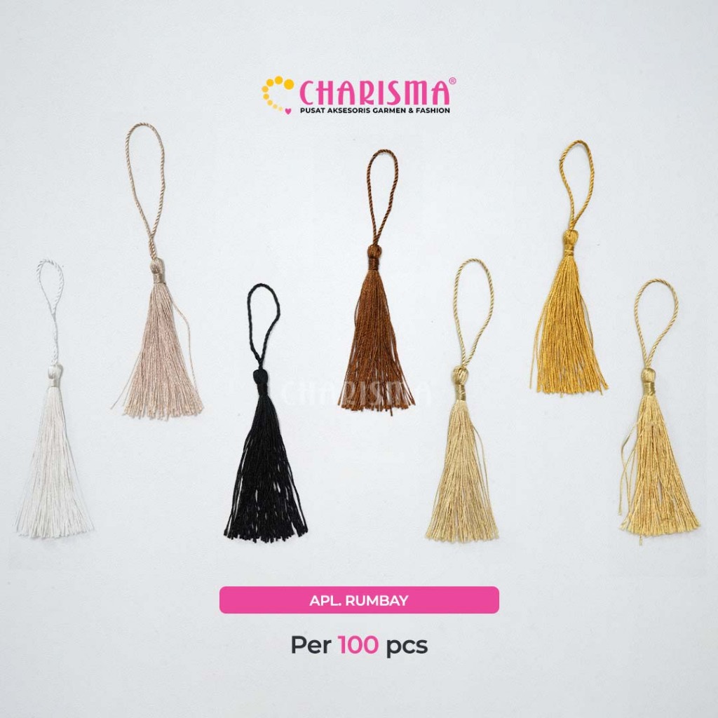 Jual Charisma Tassel Rumbai Warna 2 - Tassel Tali Sumbu/ Aksesoris DIY ...
