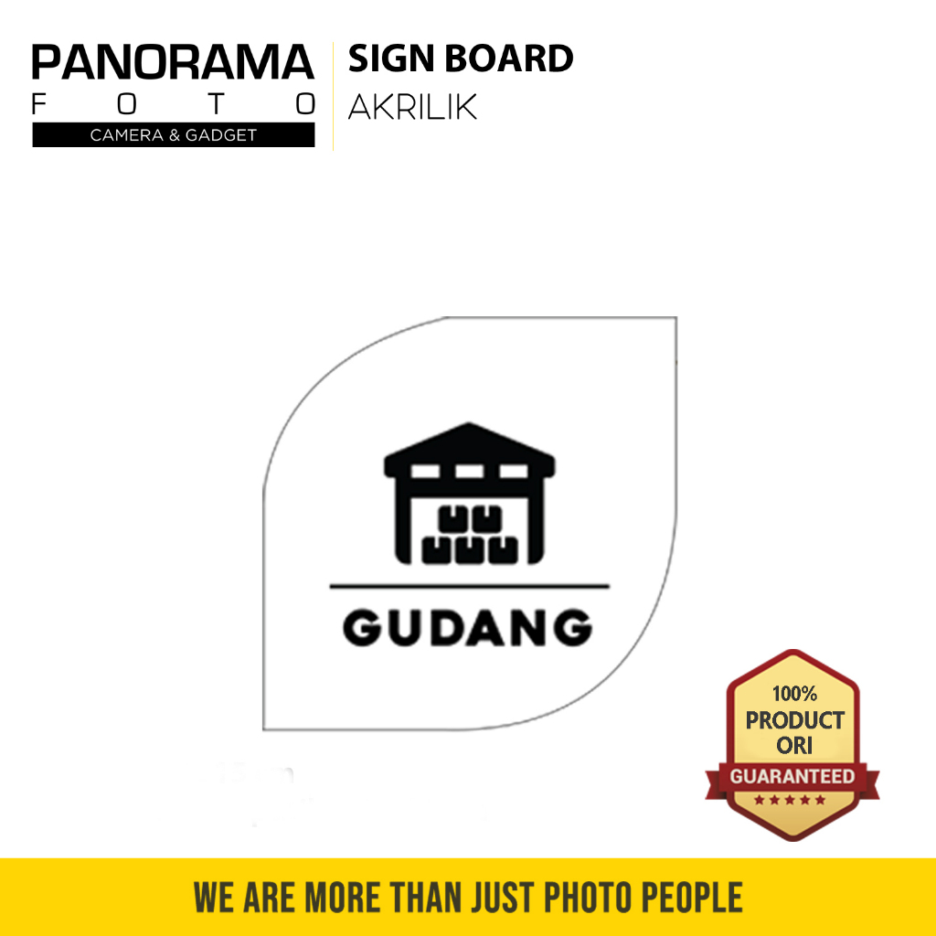 Jual Papan Gudang Sign Board Akrilik Custom Acrylic Tempel Signage ...
