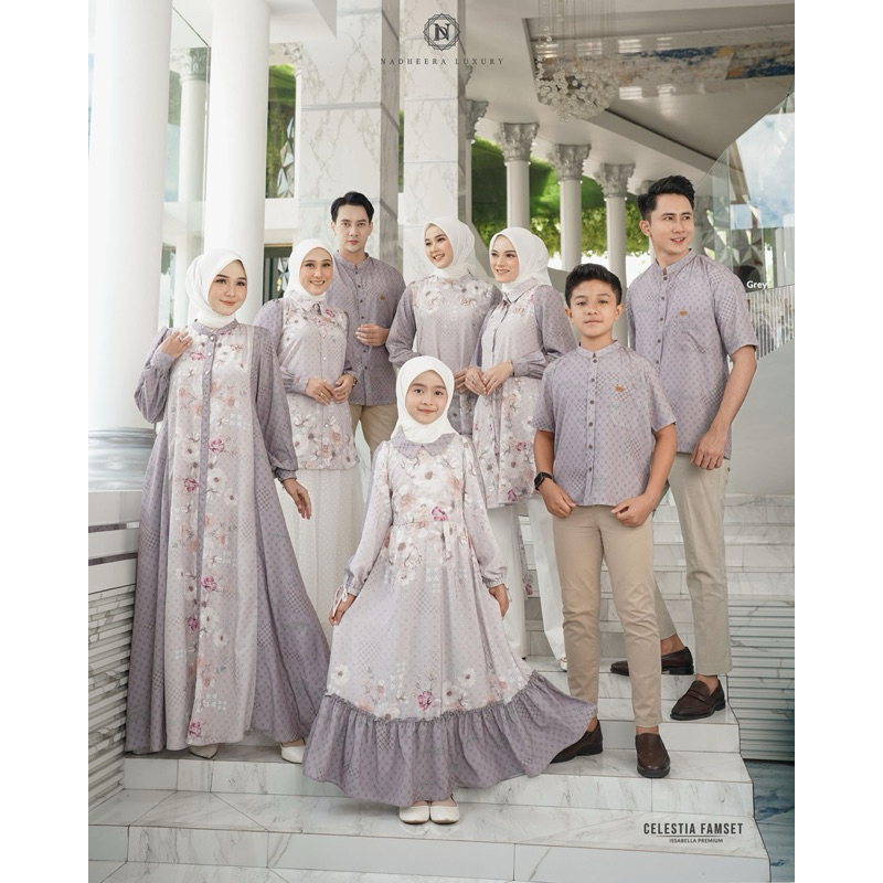 Jual CELESTIA DRESS SARIMBIT TERBARU NADHEERA LUXURY | Shopee Indonesia