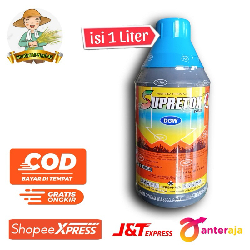 Jual Herbisida SUPRETOX 276SL 1 Liter | Shopee Indonesia