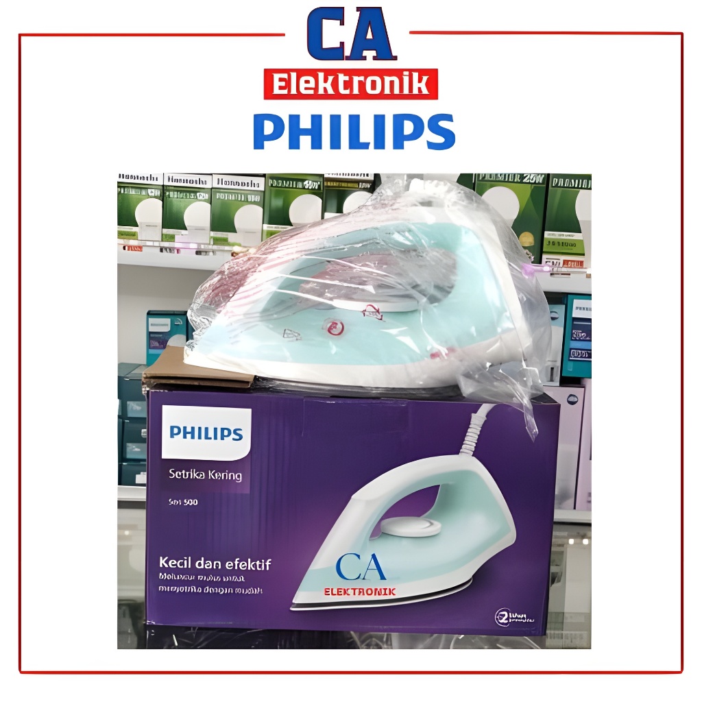 Jual Gosokan Setrika Philips 500 Series DST0510/70 Dry Iron - B/G ...