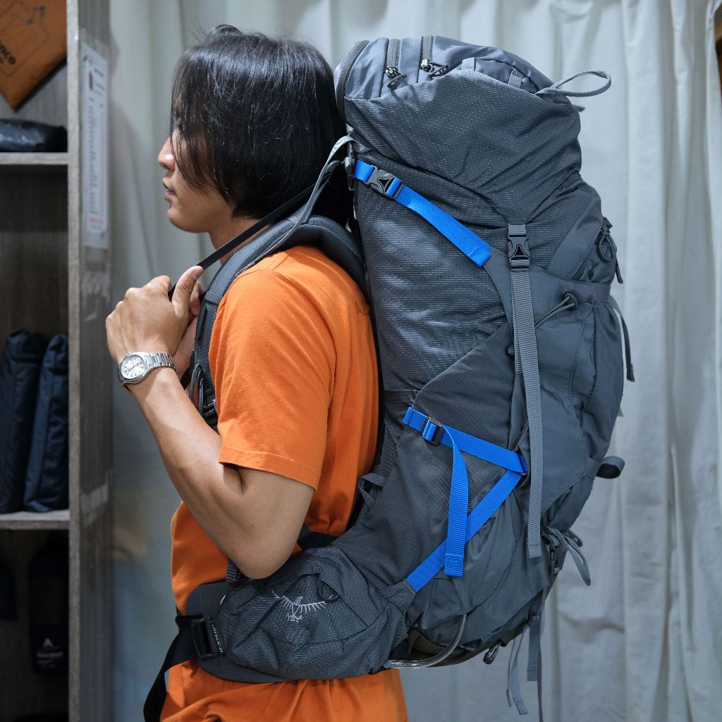 Jual Aether Plus Backpack Abu-abu Carrier Osprey 70L | Shopee Indonesia