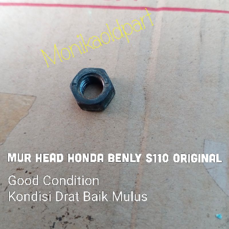 Jual MUR blok head Honda Benly S110 Mur baut tanam blok head Benly S ...