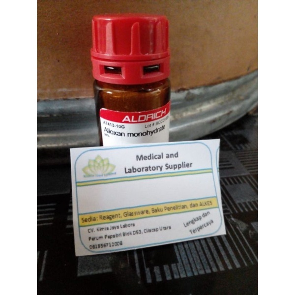 Jual Alloxan Monohidrat/Aloxan/Aloksan/Alloksan 500mg dan 1 gram ...