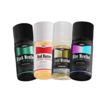 Jual Bacco Hero57 Series 30ml 30mg Black Menthol Blue Menthol Gold ...