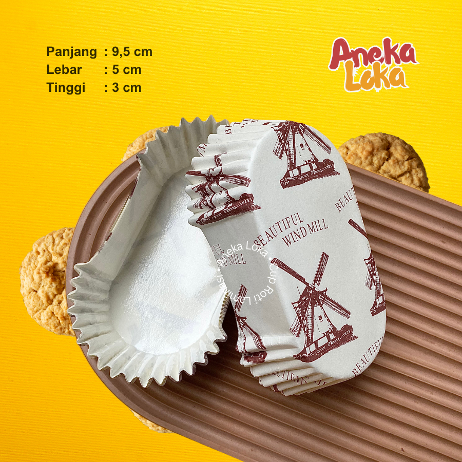 Jual Cup Roti Laminasi Oval M Kincir 200pcs | Shopee Indonesia