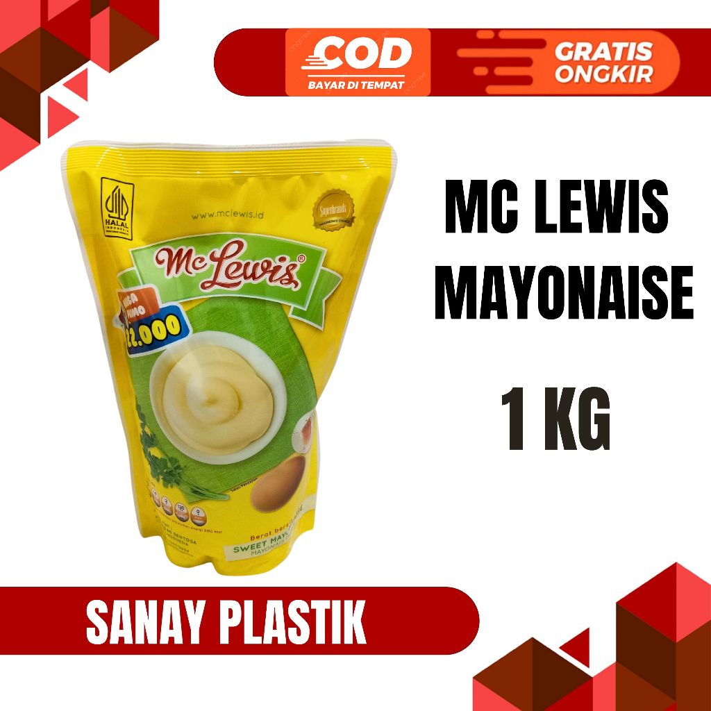 Jual MC LEWIS SWEET MAYO 1 KG MAYONAISE | Shopee Indonesia