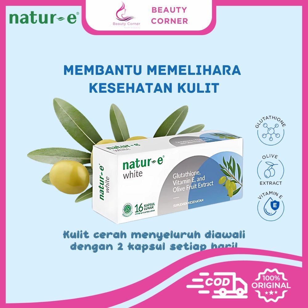 Jual Natur-E White Glutathione Vitamin E And Olive Fruit Extract ...