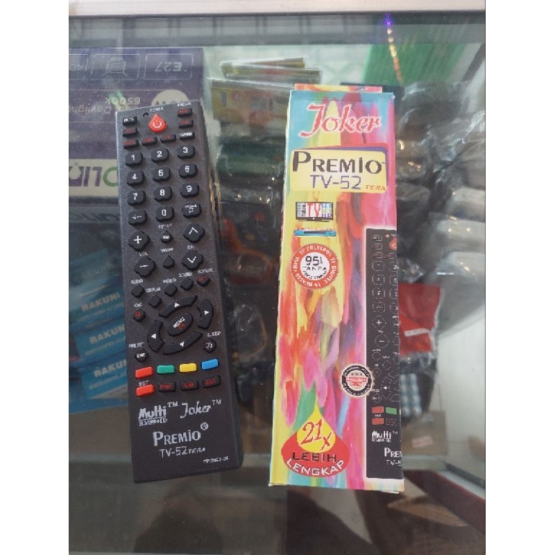 Jual Remote TV Joker Premio TV-52 Original Remot Universal Multi LED ...