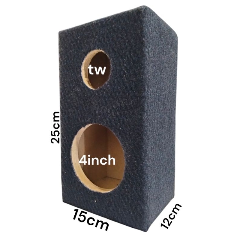 Jual BOX SPEAKER 4 INCH dan TWETER (Full karpet) | Shopee Indonesia